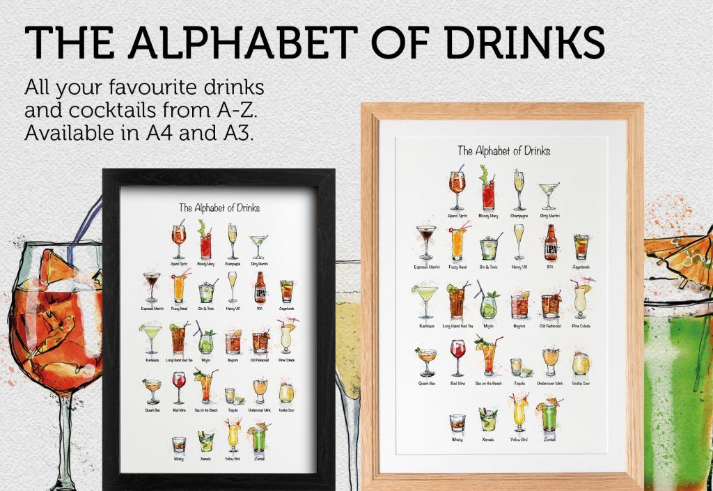 alphabet of drinks mobile | memorology